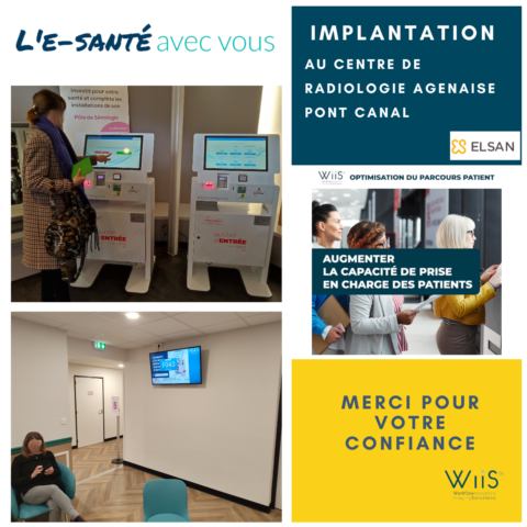 Bornes d'accueil patient Guichet d'Entrée au Centre d'imagerie Pont ...